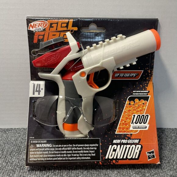 Hasbro | Toys | Nerf Pro Gelfire Ignitor Blaster Kit 00 Gel Rounds Eye ...